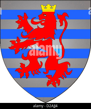Wappen der Stadt Luxemburg, Großherzogtum Luxemburg Stockfotografie - Alamy