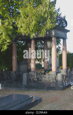 Otto Wagner Grab am Friedhof Hietzing Stockfotografie - Alamy