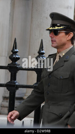 Tom Cruise und Emily Blunt Dreharbeiten Szenen aus dem neuen Film "Alle ...