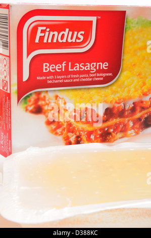 Findus, Beef Lasagne Stockfotografie - Alamy