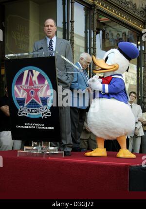 Walt Disney Stern auf dem Hollywood Walk of Fame Hollywood Los Angeles ...