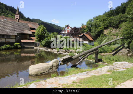 Historic River Rafting auf dem Fluss Kinzig Wolfach Tal Kinzigtal ...