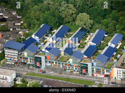 Solar-Dorf, Vauban, Freiburg, Baden-Württemberg, Deutschland, Europa ...