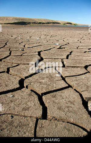 Rissige und trockene Wüste Boden, High Angle View Stockfoto, Bild ...