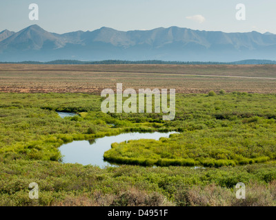 Die Taylor park Reservoir ist ein Körper von Wasser durch die Taylor ...