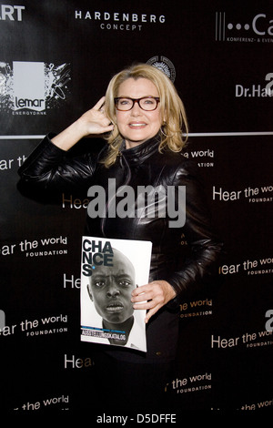 Jane Comerford bei der Eröffnung der Ausstellung "Chancen" in der Flo ...