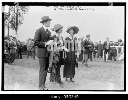 Frau Theo. Roosevelt Jr. & Mrs. Snowden Fahnestock, Foto zeigt Snowden ...