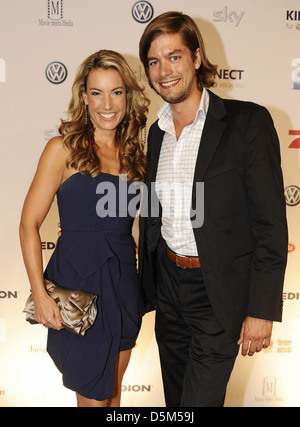 Kim Heinzelmann und Sebastian Orth bei "Movie meets Media" am P1 Bar ...