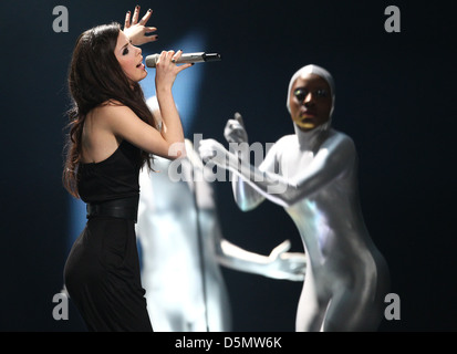 Eurovision Song Contest Proben - Kandidat Daria Kinzer für Kroatien bei ...