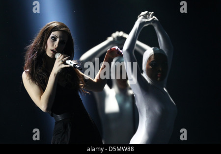 Eurovision Song Contest Proben - Kandidat Daria Kinzer für Kroatien bei ...