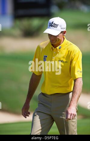 San Antonio, Texas, USA. April 07, 2019: Corey Conners in Aktion letzte ...