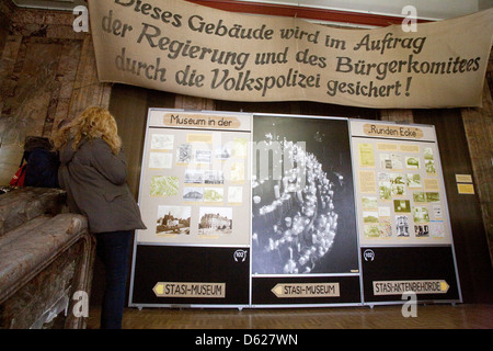 In Stasi-Museum, das Aussetzen der Gewaltherrschaft der deutschen ...