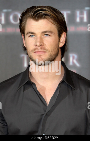 Chris Hemsworth besucht ein Photocall zum Film "Thor" im Hotel ...