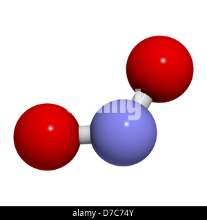 Chemische Struktur der giftigen Gas und Luft Schadstoff ...