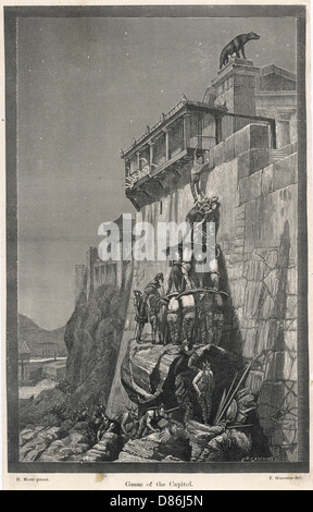 Gänse warnen Rom der Gallier Stockfotografie - Alamy