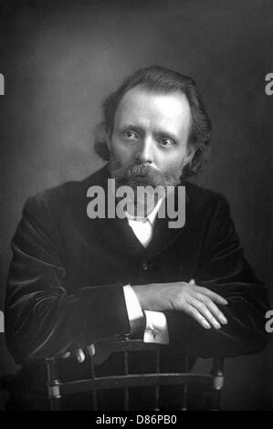 Sir Thomas Henry Hall Caine (1853 - 1931), Schriftsteller, in einem ...