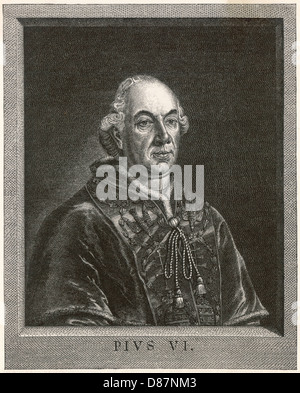 Papst Pius VI Stockfotografie - Alamy