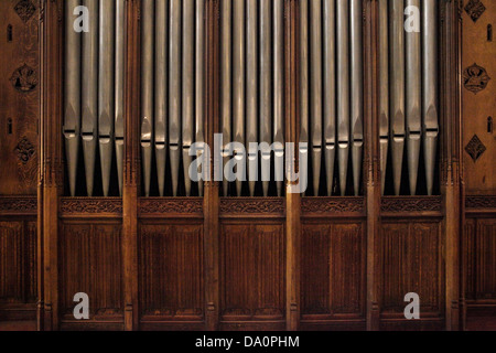 Kirche, Orgel, Detail, Orgelpfeifen, Kirchenorgel, Musik, Kirchenmusik ...
