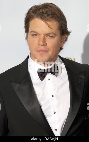 Schauspieler Matt Damon posiert im Presseraum der 73rd Annual Golden ...