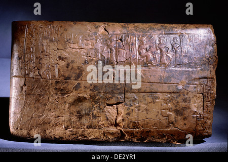 Tontafel mit Keilschrift Inschrift Stockfoto, Bild: 135090733 - Alamy