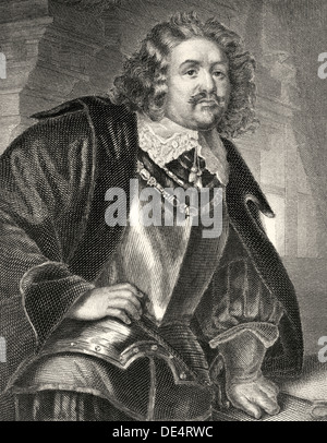 Wallenstein, Figur aus dem Drama Wallenstein von Friedrich Schiller ...