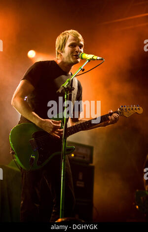 Peter Brugger, Sänger und Gitarrist der deutschen Band Sportfreunde ...