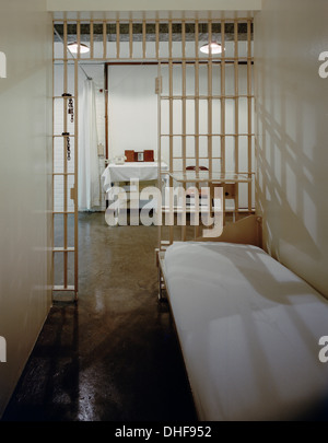 Zelle in der Todeszelle in Nebraska State Penitentiary Lincoln Nebraska ...