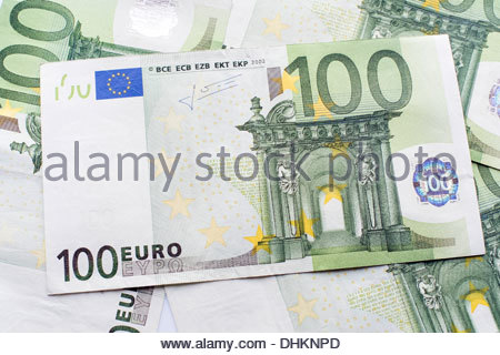 100 hundert Euro Euro beachten Sie bill Stockfoto, Bild: 37481406 - Alamy