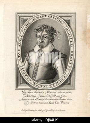 Michael Drayton, Dichter, starb 1631, im Alter von 68. Von W. Loch von ...