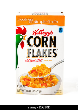 Kleine Packung von Kellogg's Cornflakes Frühstück Getreide ...