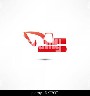 Big bagger Symbol Leitung, Vektor. Big bagger Umrisse Zeichen, Symbol ...