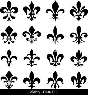Lilie Blume heraldische Symbol Textur Stockfoto, Bild: 69302362 - Alamy