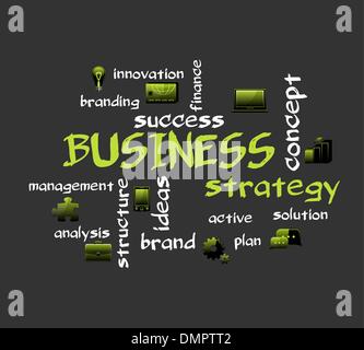 Business plan Farbe Symbol. Business Strategie, Taktik und Modell ...
