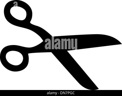 Cartoon Illustration lustig Schere ClipArt Stock-Vektorgrafik - Alamy