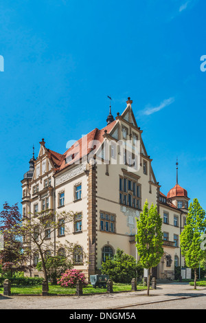 Von 1899 bis 1900 erbaut Rathaus Radebeul bei Dresden, Landkreis Meißen ...