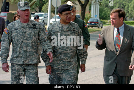 Maj. Gen. Charles Rodriguez, left, The Adjutant General Texas Military ...