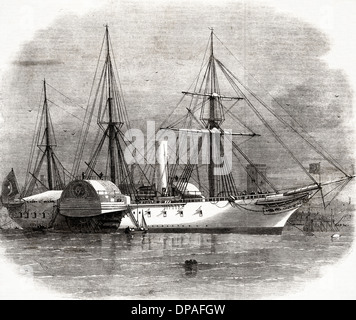 Die FAID Gihaad, Yacht des Vizekönigs von Ägypten, 1862. "...ein ...