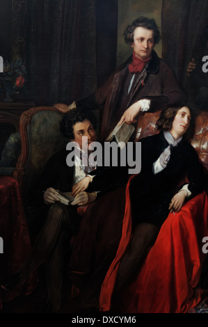 Josef Danhauser - Liszt am Klavier - 1840-XIX Jahrhundert - deutsche ...