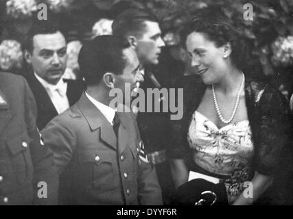 JOSEPH GOEBBELS (1897-1945), deutscher NS-Politiker eine Rede im ...