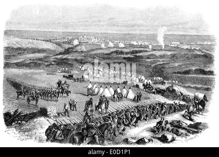 Krimkrieg (1853-1856). Belagerung von Sewastopol 1854-1855, von Franz Alexejewitsch Roubaud ...