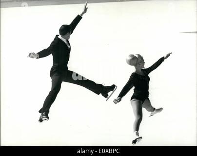 2. Februar 1966 - Abbildung Skatting-Weltmeisterschaft in Davos ...