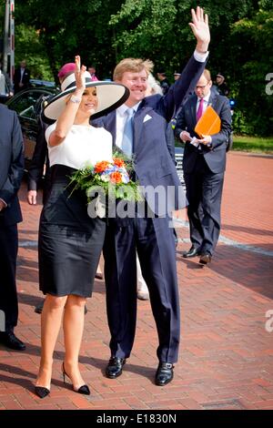 Oldenburg, Deutschland. 26. Mai 2014. Niederländische König Willem ...