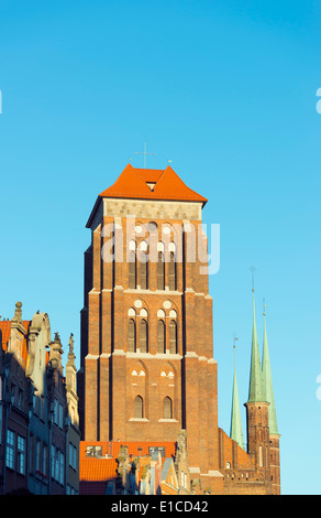 Polen. Danzig. St.-Nikolaus Kirche. Die einzige nicht zerstörte zum ...