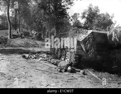 Tote deutsche Soldaten in der Nähe von Stalingrad, 1943 Stockfotografie ...