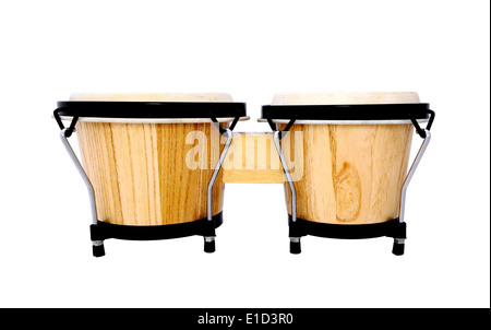 Nahaufnahme von Bongos. Latin Percussion-Instrument Stockfoto, Bild ...