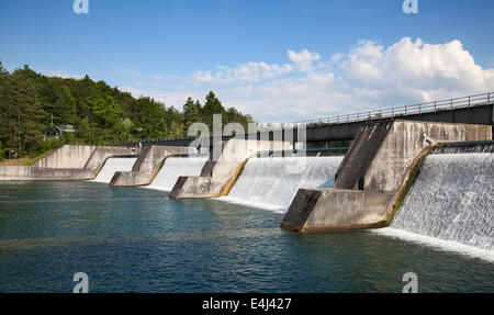 Staudamm von Wasserkraft-Sation am Rhein Stockfoto, Bild: 98990147 - Alamy