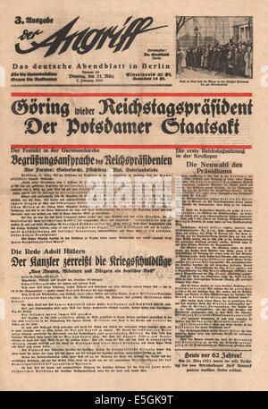 Titelseite der NS-Zeitung "Der Stuermer", 1936 Stockfotografie - Alamy