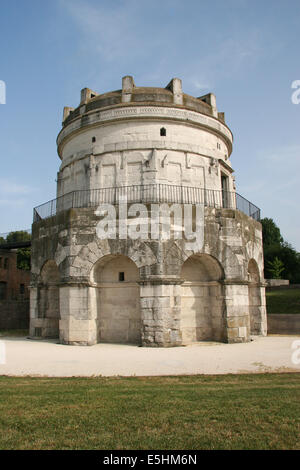 Italien. Ravenna. Mausoleum des Theoderich. 520 n. Chr. von Theoderich ...