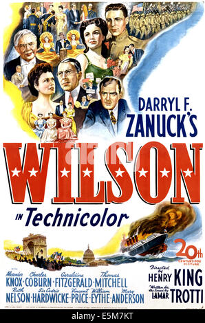 WILSON, Alexander Knox, Geraldine Fitzgerald, 1944, (c) 20th Century ...