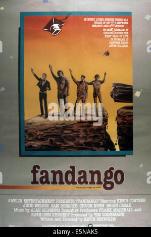 FANDANGO, Chuck Bush, Sam Robards, Judd Nelson, Kevin Costner, 1985 ...